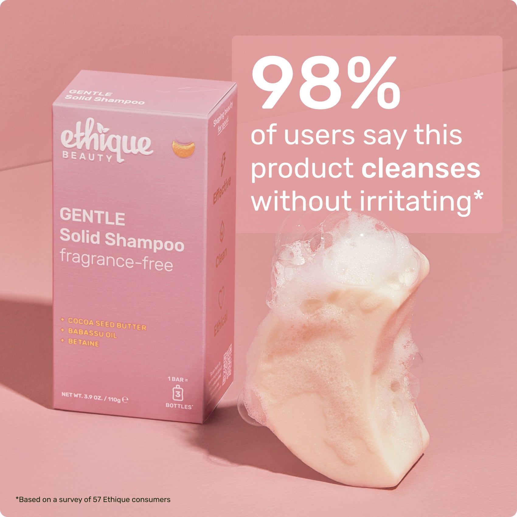 Gentle Shampoo & Conditioner Full Size Duo - Fragrance-Free & Soft