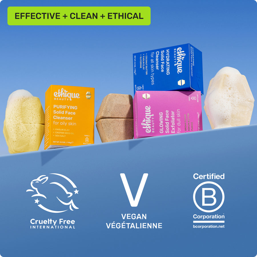 Purifying Solid Face Cleanser With French Clay
