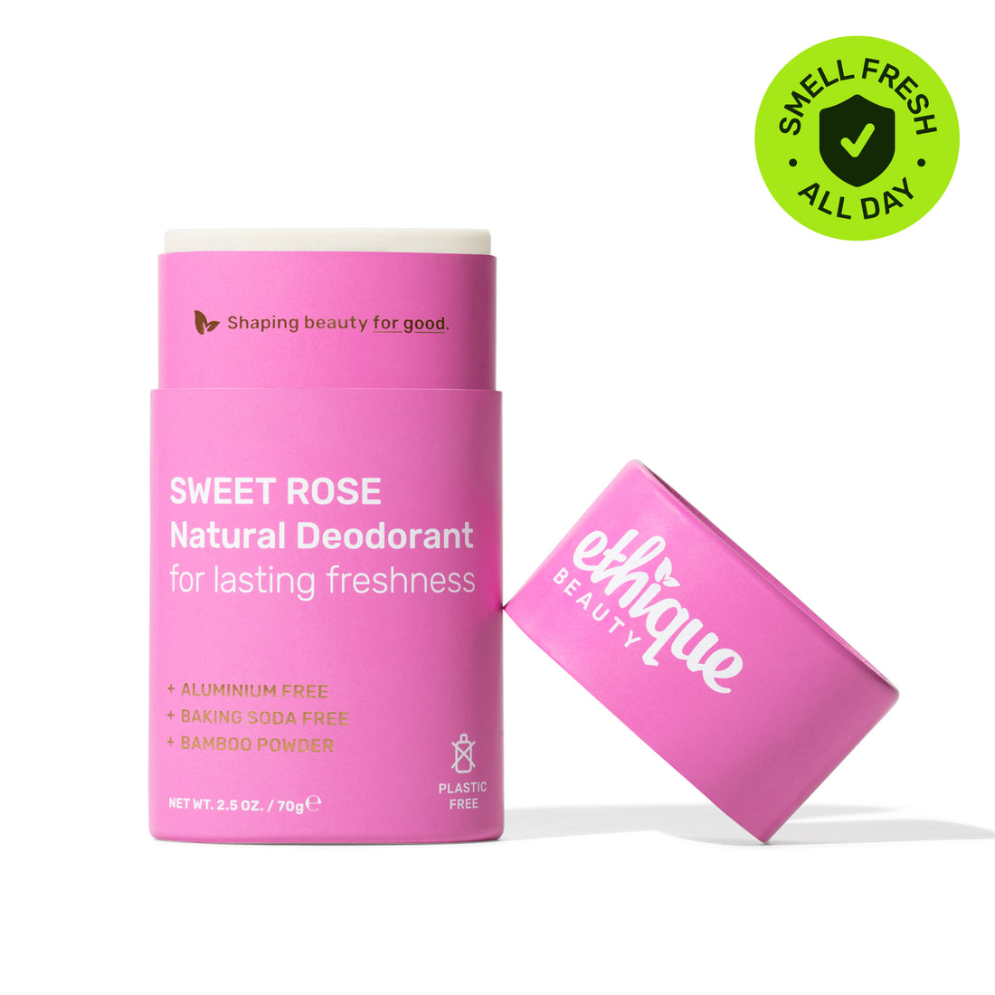 Rose Deodorant – Floral, Aluminum-Free & Plastic-Free | Ethique